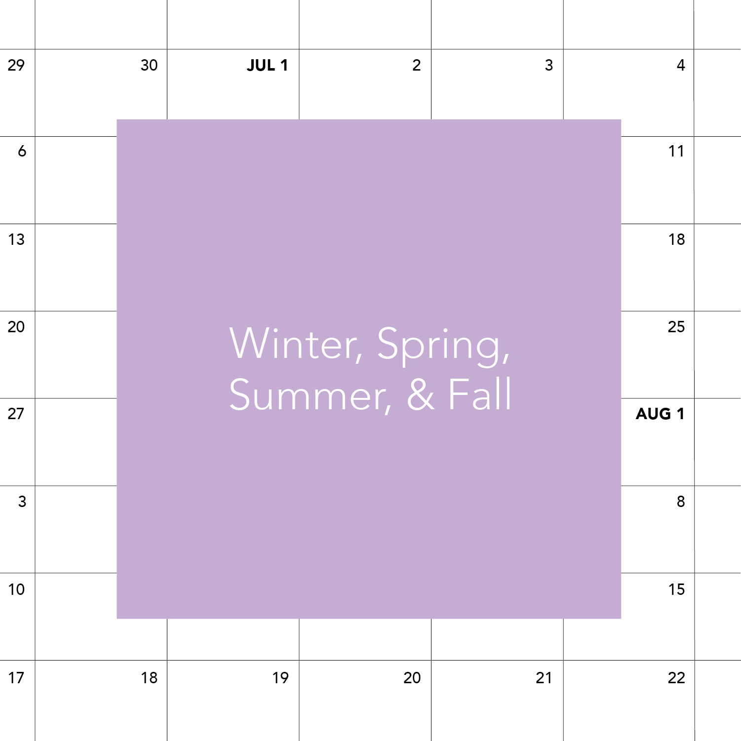Traditional Seasons1 – The Essential Calendar