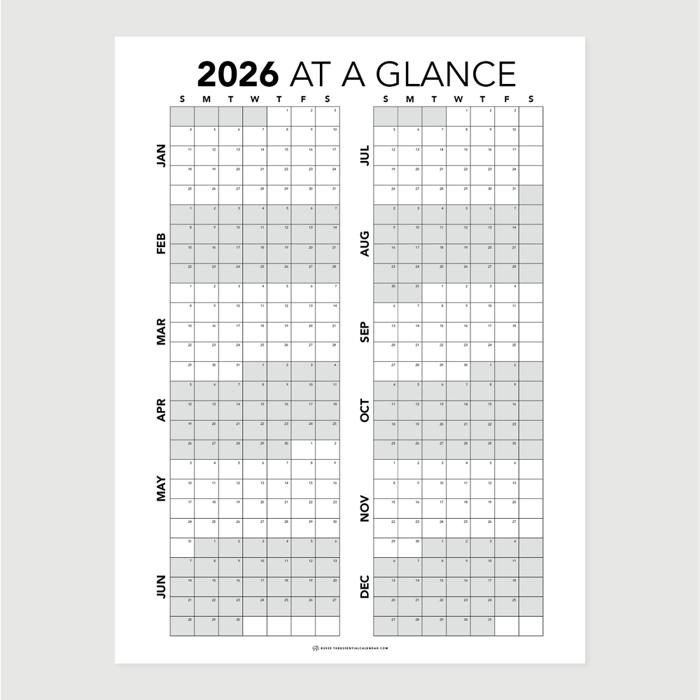 The Essential Calendar | Family Calendar