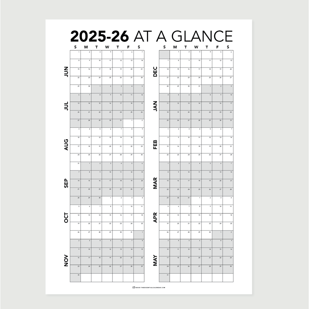 2025 Yearly Calendars