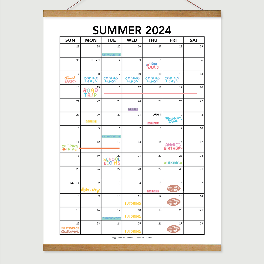 The Essential Calendar | Family Calendar