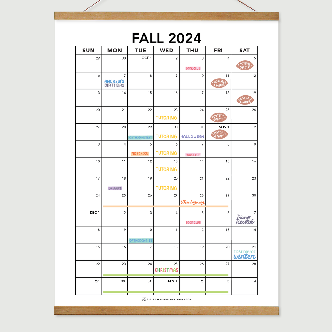 The Essential Calendar | Family Calendar