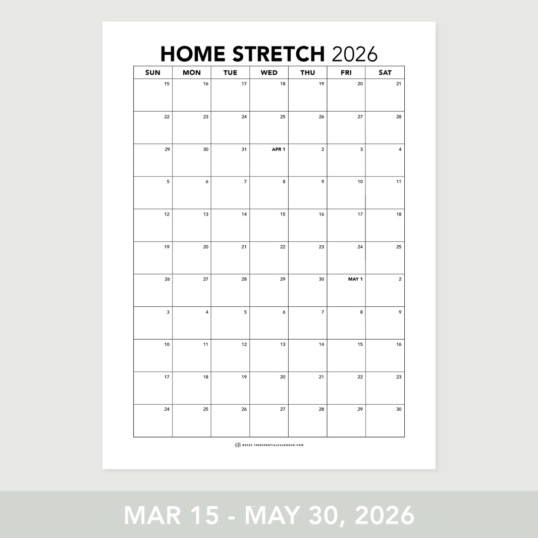 2025 Quarterly Calendars – The Essential Calendar