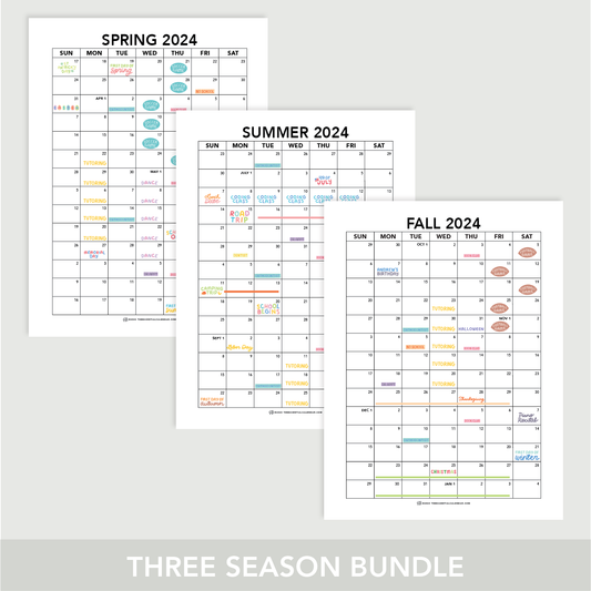 Sunday-start Calendars – The Essential Calendar