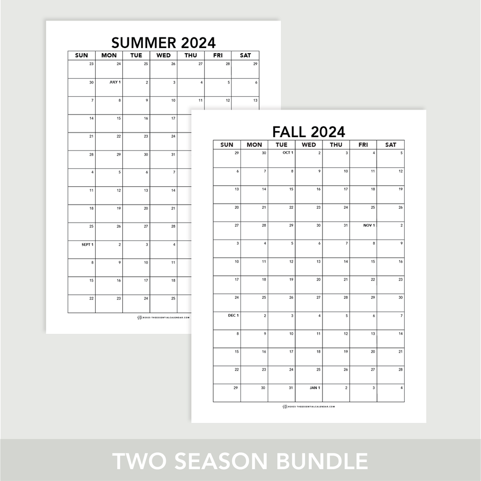 The Essential Calendar | Family Calendar