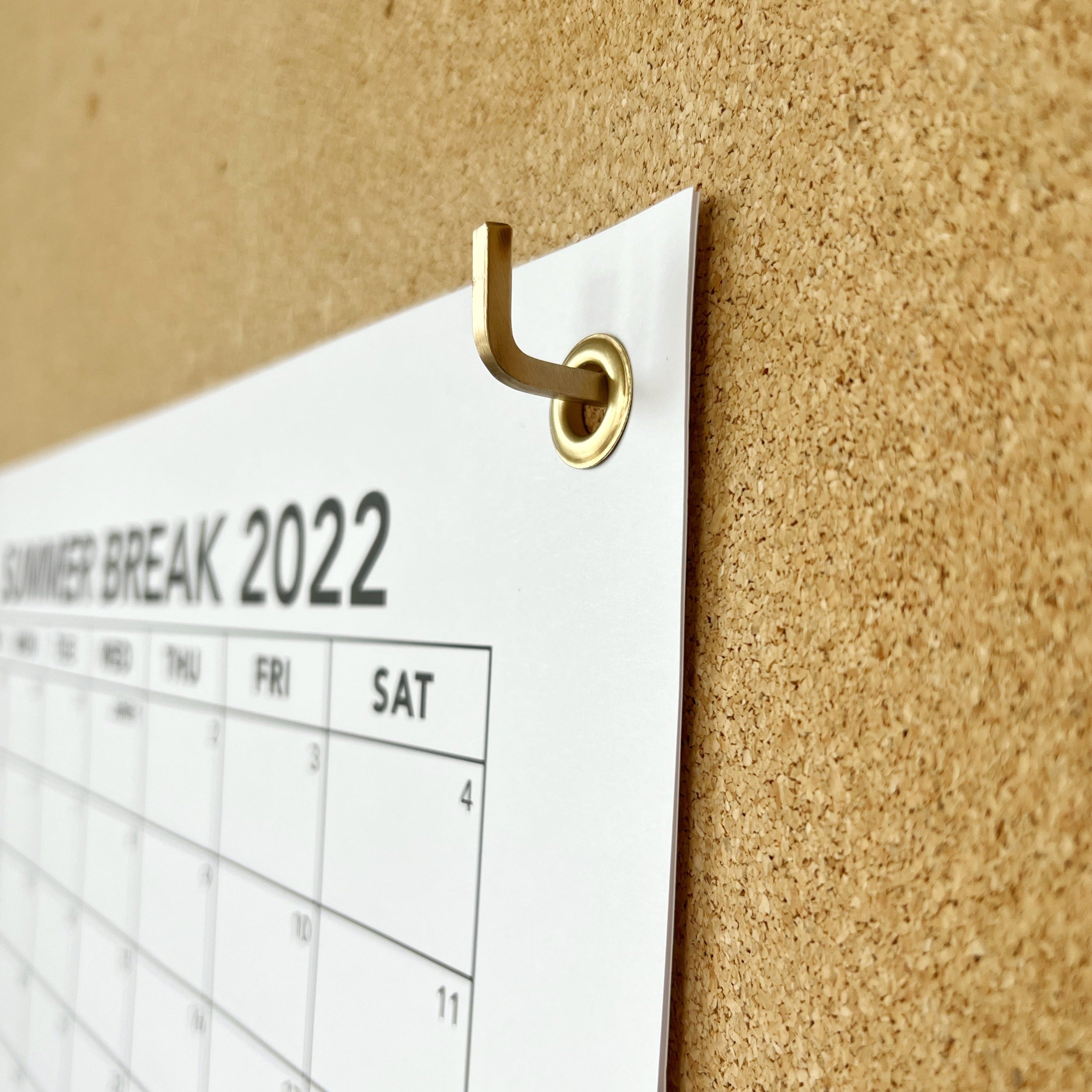 Brass Hook & Grommet Bundle | The Essential Calendar